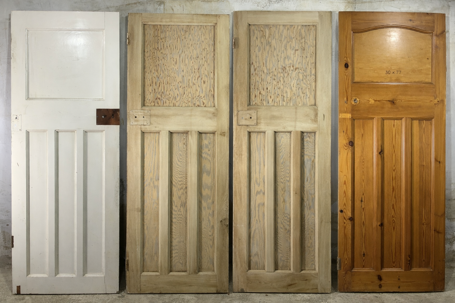 New Stock: 1930s 1-Over-3 Panel Doors Added – Somerset Reclamation